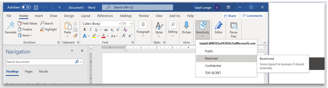 Sensitivity Labels Simplified - Australia