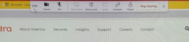 How to Hide the Screen Sharing Bar in Teams Calls - Australia