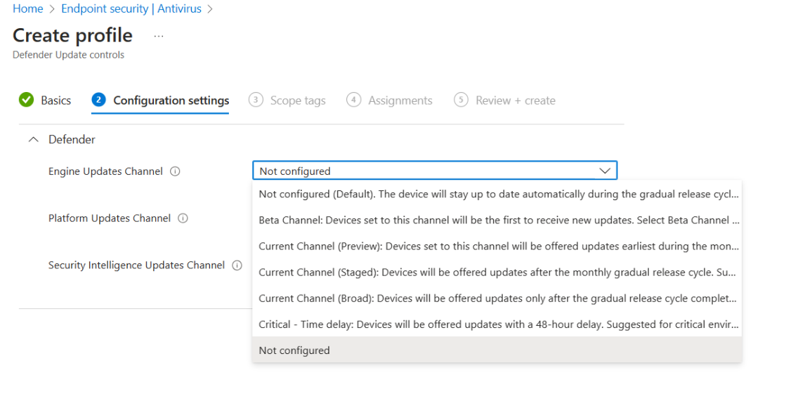 Manage Microsoft Defender Antivirus Updates with Intune - New Zealand