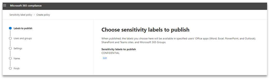 Sensitivity Labels on Containers - United States