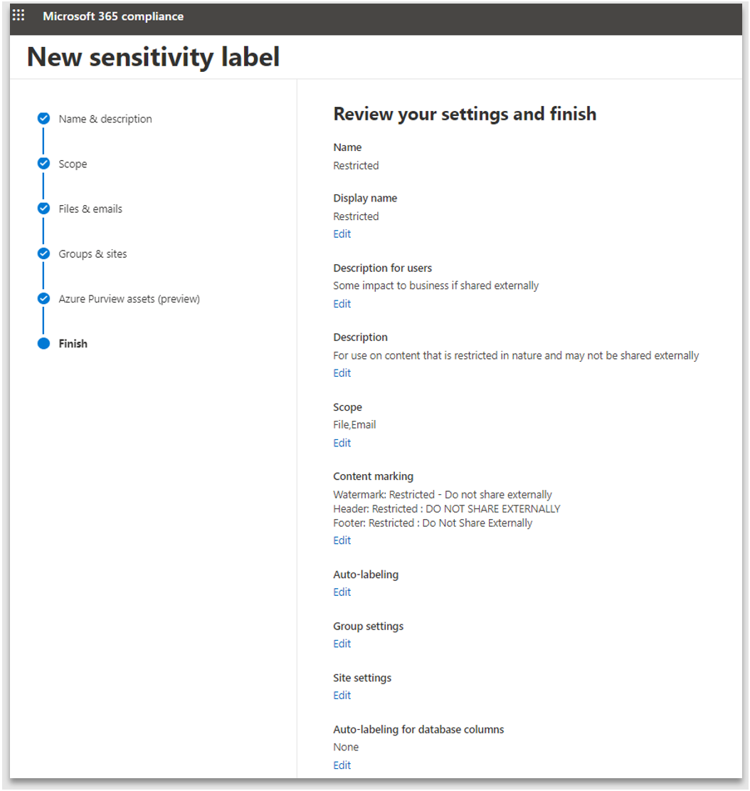 Sensitivity Labels Simplified - United States