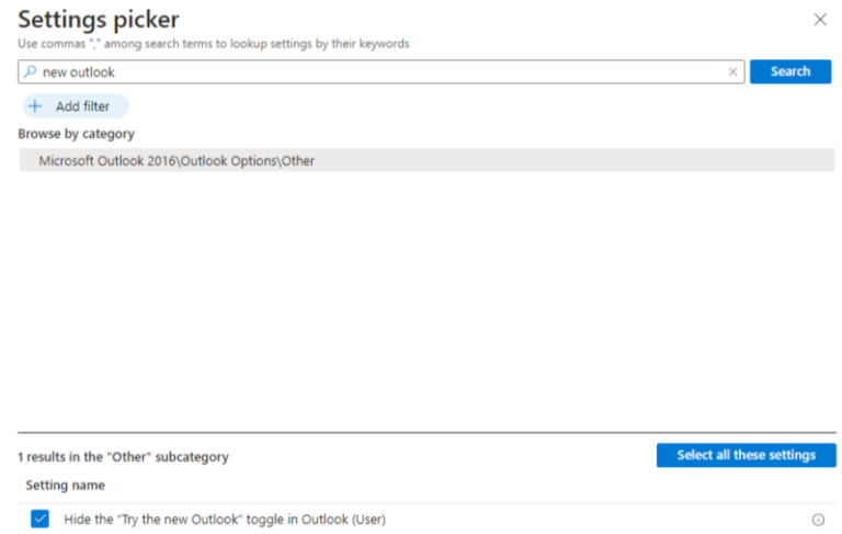 How to Control the New Outlook Using Microsoft Intune - United States